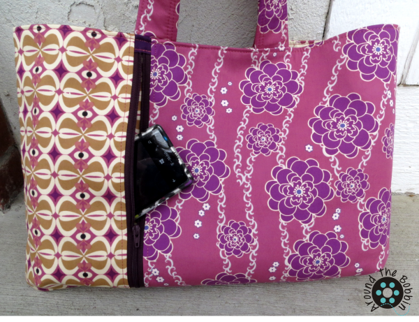 Tote #7 – Classy, feminine tote – Around the Bobbin Tote #7 – Classy, feminine tote – Around the Bobbin