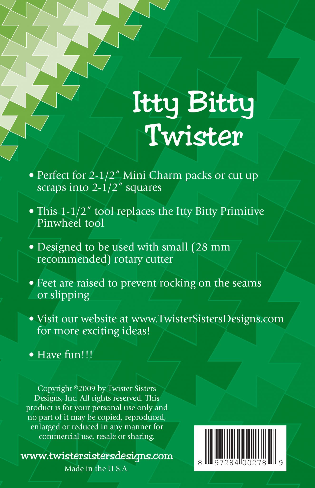 Itty Bitty Twister Tool Around The Bobbin